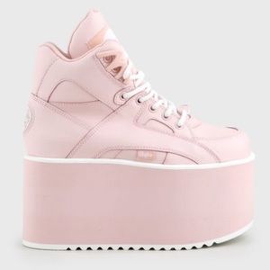 Buffalo London | Shoes | Buffalo London Towers High Pink Leather ...